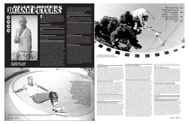 DUANE PETERS – Juice Magazine