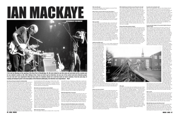 IAN MACKAYE – Juice Magazine