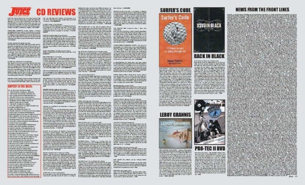 JUICE MAGAZINE CD REVIEWS 61 – Juice Magazine