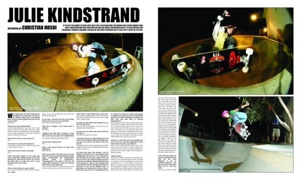 JULIE KINDSTRAND – Juice Magazine