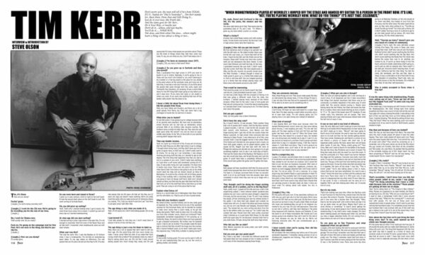 TIM KERR – Juice Magazine