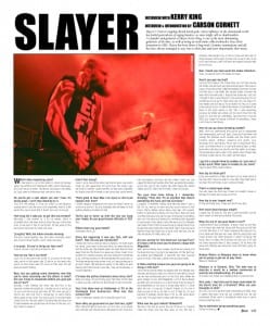 SLAYER – Juice Magazine