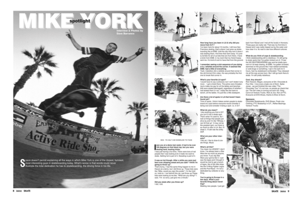 MIKE YORK – Juice Magazine