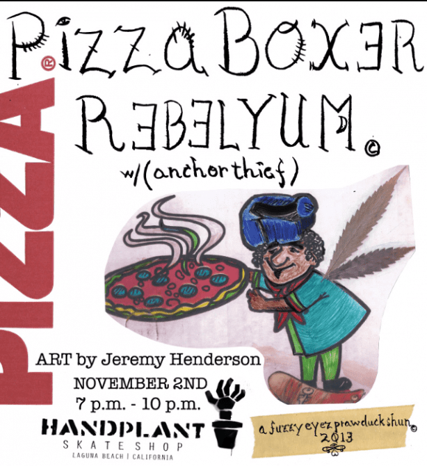 Pizza Boxer Rebelyum – Juice Magazine