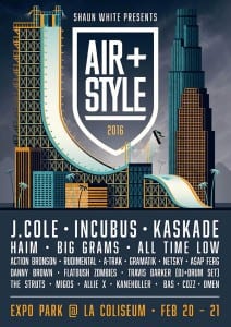Air + Style 2016 hits Los Angeles with a 16 Story High Snow Jump ...