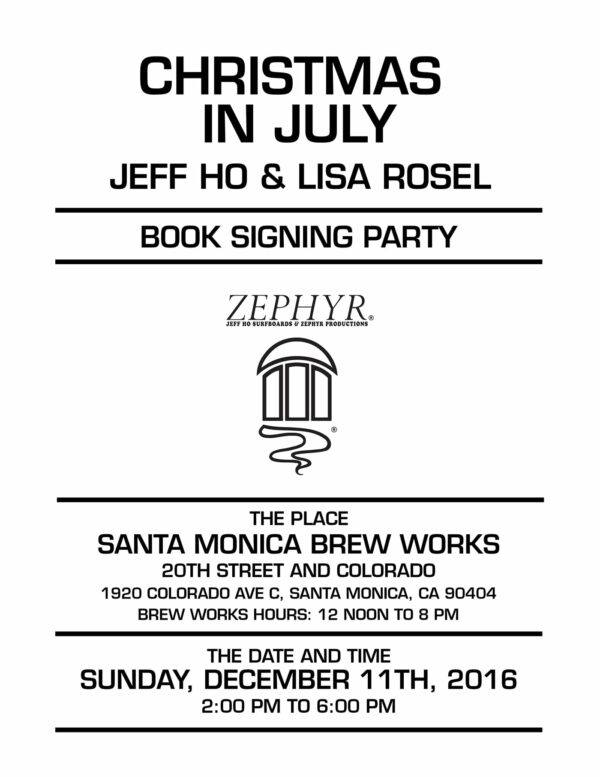Christmas in July Book Signing Party with Jeff Ho and Lisa Rosel ...