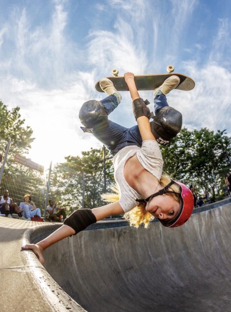 Olympian Bombette Martin Talks to Substance Skateparks Andrew Gelles ...