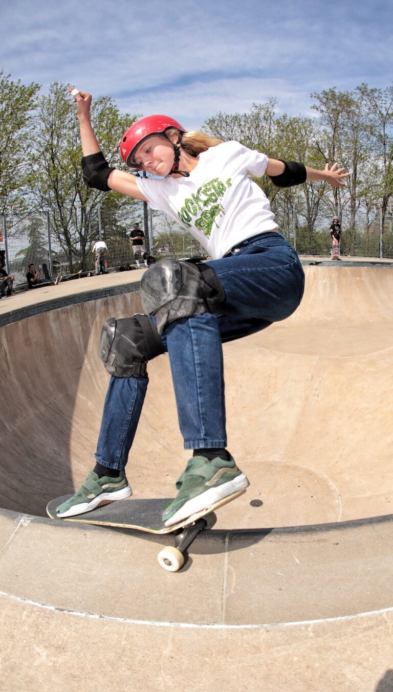 Olympian Bombette Martin Talks to Substance Skateparks Andrew Gelles ...