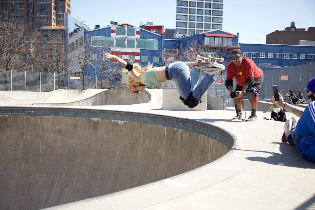 Olympian Bombette Martin Talks to Substance Skateparks Andrew Gelles ...