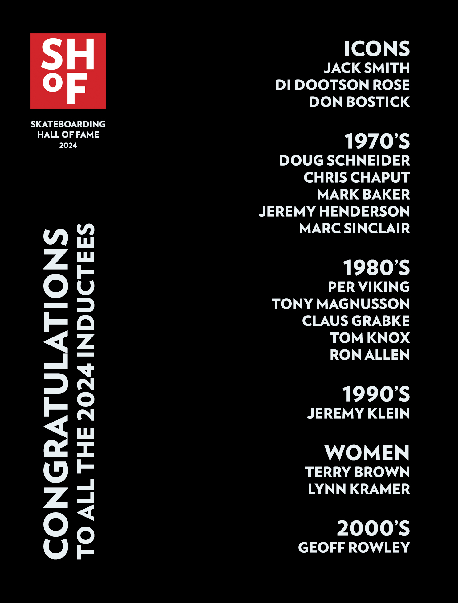 Skateboarding Hall of Fame 2024 – Juice Magazine