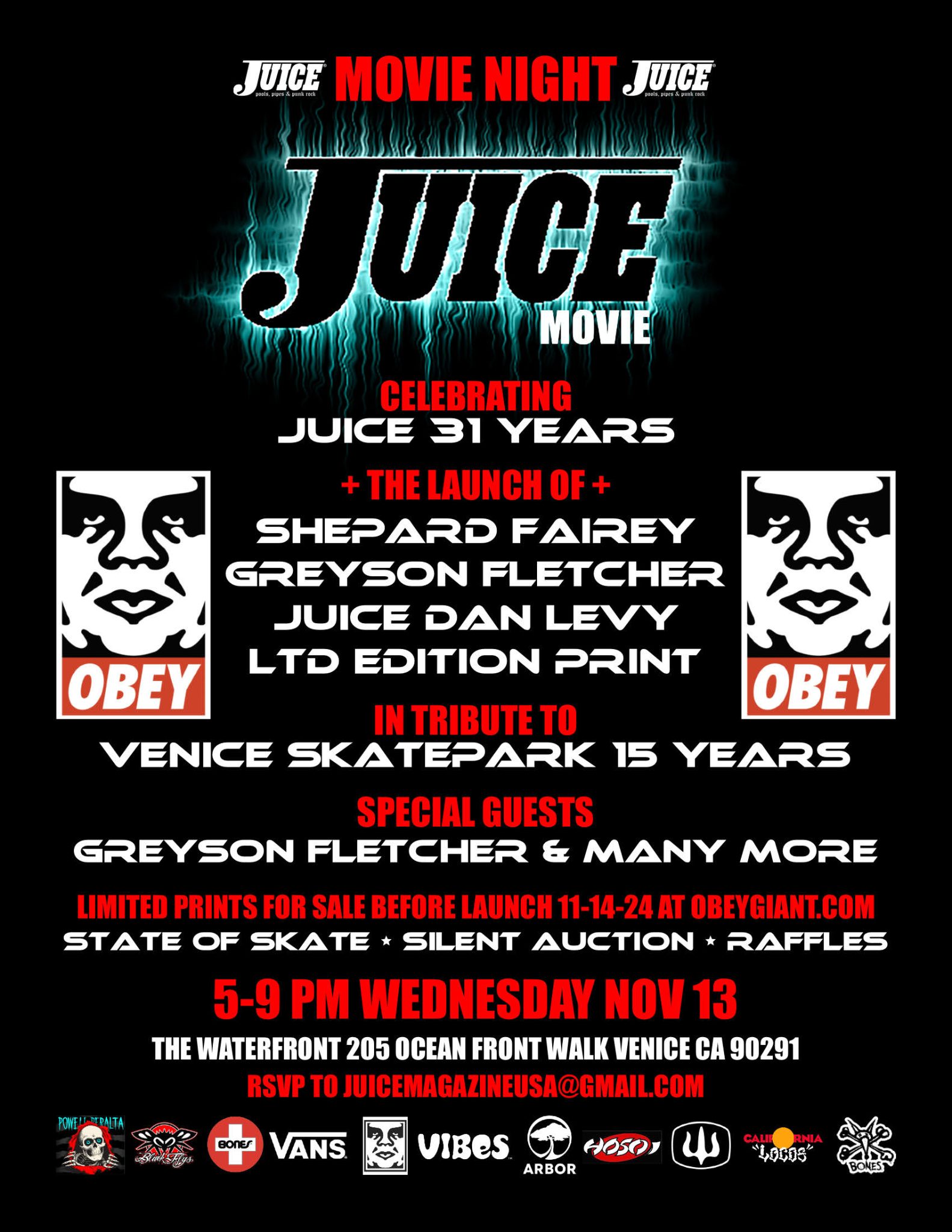 Shepard Fairey X Greyson Fletcher X Juice Dan New Print Drop – Juice ...