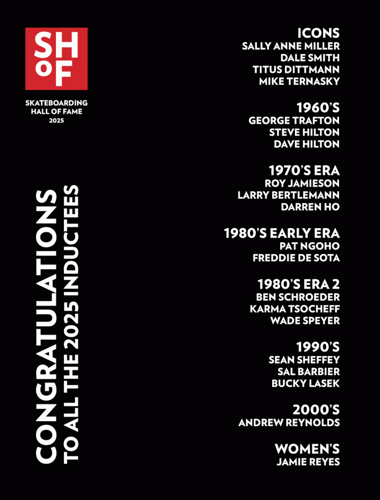 Skateboarding Hall of Fame 2025 – Juice Magazine
