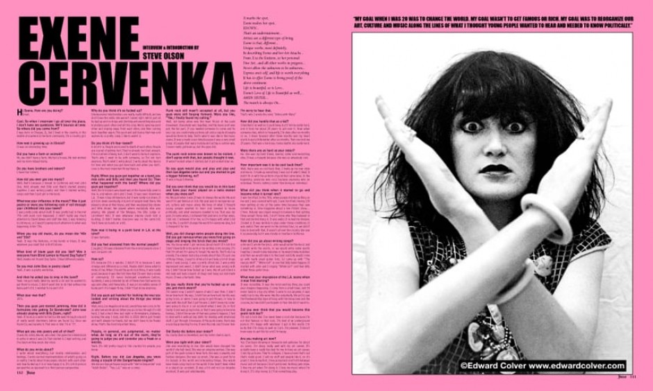 EXENE CERVENKA | Juice Magazine