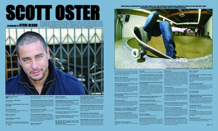 SCOTT OSTER | Juice Magazine