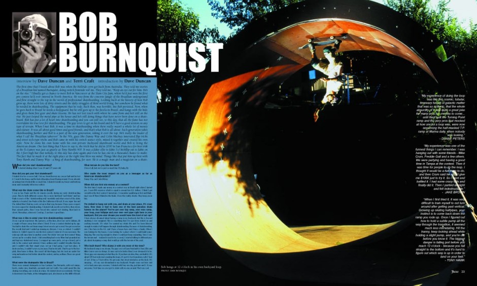 BOB BURNQUIST | Juice Magazine